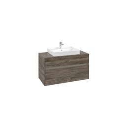 Villeroy & Boch V&B Waschtischunterschrank Collaro 100x54,8x50cm, WT mi, LED 7,3 W, st. Oa ; Villeroy & Boch (C019B0RK)
