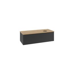 Villeroy & Boch V&B Waschtischunterschrank mit Frontstruktur, mit Beleuchtung Antao 120x36x50cm, HL, WBP hon. Oa, bla m Lac ; Villeroy & Boch (L34151PD)