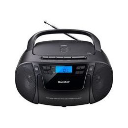 K&auml;rcher RR 5045 (schwarz), Radio schwarz, CD-Player, Kassettenplayer, UKW-Radio, AUX