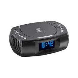 K&auml;rcher UR 1309D, Radiowecker schwarz, DAB+/UKW-Radio, CD/MP3-Player, USB