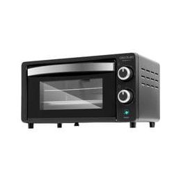 Cecotec Tischbackofen Bake&Toast 1090 , Mini-Backofen schwarz, 1.000 Watt, 10 Liter