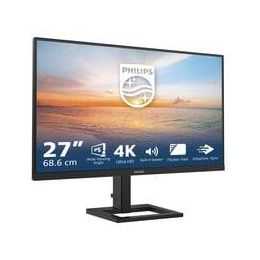 Philips 27E1N1800AE, LED-Monitor 68.6 cm (27 Zoll), schwarz, UltraHD/4K, IPS, HDMI, DP, Adaptive-Sync, HDR, Ergo Fu&szlig;