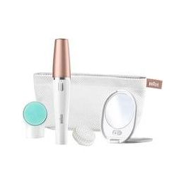 Braun FaceSpa 851V Gesichtsepilierer/-b&uuml;rste, Epilierger&auml;t wei&szlig;/bronze