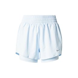 Nike Sportshorts 'ONE' Damen Gr&ouml;&szlig;e S hellblau / anthrazit