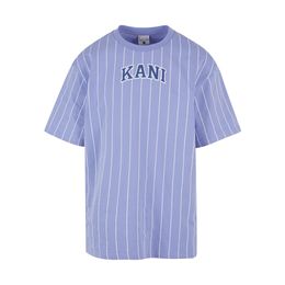 Karl Kani T-Shirt Herren Gr&ouml;&szlig;e L dunkelblau / lila / wei&szlig;