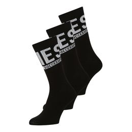 Diesel Socken 'SKM-Ray' Herren Gr&ouml;&szlig;e 42/43.5 hellgrau / schwarz