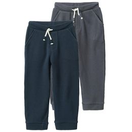 Topomini 2 Baby Jogginghosen aus Waffel-Piqu&eacute;