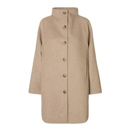 Selected Mantel 'SLFVINNI' Damen Gr&ouml;&szlig;e M creme