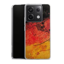 DeinDesign Xiaomi Redmi Note 13 Pro 5G Handy Silikon Hülle Case transparent Handyhülle Flag Flags Germany Silikon Case