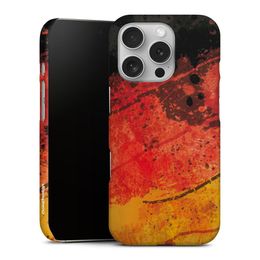 DeinDesign iPhone 16 Pro Handy Premium Case Smartphone Handyhülle Schutzhülle matt Flag Flags Germany Premium Case