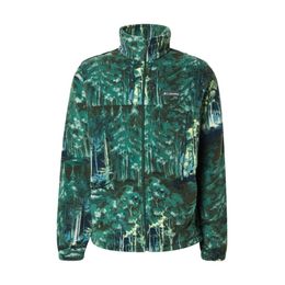 Columbia Funktionsfleecejacke 'Steens Mountain ' Herren Gr&ouml;&szlig;e XXL hellblau / gr&uuml;n / tanne / schwarz