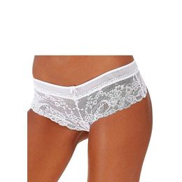 Lascana Panty wei&szlig; Gr. 36/38 f&uuml;r Damen. K&ouml;rpernah