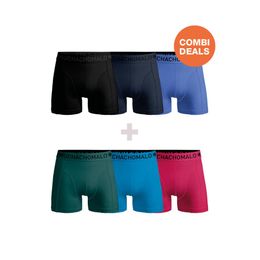 MUCHACHOMALO 6er-Set: Boxershort in Mehrfarbig - für Herren | Gr.: S