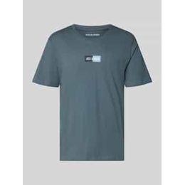 Jack & Jones T-Shirt mit Label-Print und Rundhalsausschnitt