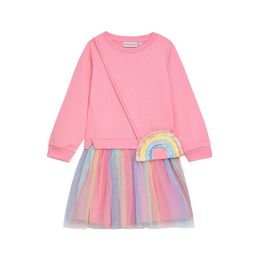 Danamade Kleid Mädchen Größe 116 blau / hellblau / gelb / pink