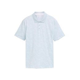 Tom Tailor Denim Poloshirt Herren Größe S pastellblau / offwhite