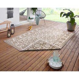 Hanse Home Teppich »Curacao« rechteckig 5 mm Höhe In-& Outdoor, Läufer, Wetterfest, Balkon, Wohnzimmer, Wasserfest linen white Obermaterial: 100%...