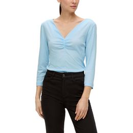 s.Oliver BLACK LABEL 3/4-Arm-Shirt mit besonderem Naht-Design lightblue 34 34 Shirt von s.Oliver BLACK LABEL
