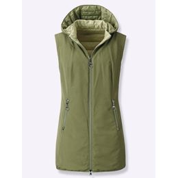 WITT Damen Longjacke mit Wendefunktion, schilf, Gr&ouml;&szlig;e 48