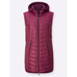 WITT Damen Longjacke mit Wendefunktion, bordeaux, Gr&ouml;&szlig;e 54