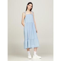 Tommy Jeans CURVE Blusenkleid »TJW CHAMBRAY DRESS EXT« Große Größen Denim Medium XL (42) - N-Gr N-Gr XL (42) Ideal für warme Tage: Blusenkleid aus...