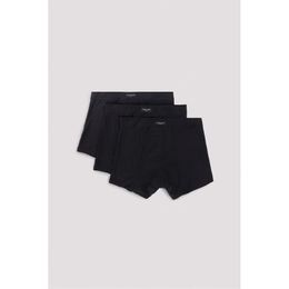 YSABEL MORA Boxershorts »BASIC COLLECTION COTTON« 3er Pack, mit praktischem Eingriff im Schritt black L L Herrenslip von YSABEL MORA