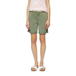 s.Oliver Chinoshorts Sommerhose mit geflochtenem Gürtel SHADOW KHAKI 38 - N-Gr N-Gr 38 Shorts von s.Oliver