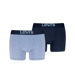 Levi's LEVI'S Boxershorts »LEVIS MEN OPT ILL BOXER BRIEF ORG CO 2P« 2er Pack, mit breitem Logobund blue combo XXL XXL Bequemer elastischer Bund...