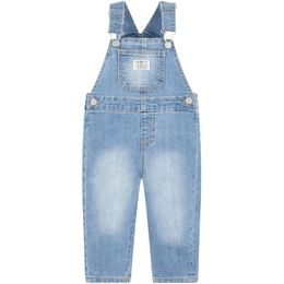 Levi's&reg; kids LEVI'S KIDS Latzjeans &raquo;SHORTALL&laquo; UNISEX BASIL SKY 24M (92) - N-Gr N-Gr 24M (92) Latzjeans von Levi`s Kids f&uuml;r Babys