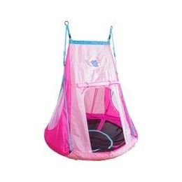 Hudora Nestschaukel mit Zelt Heart 110 pink