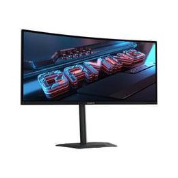 Gigabyte G34WQC2, Gaming-Monitor 86.4 cm (34 Zoll), schwarz/grau, WQHD, VA, Curved, FreeSync Premium, Adaptive Sync, 200Hz Panel