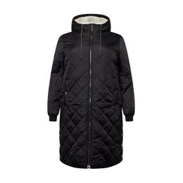 Only Carmakoma Winter Coat 'New Sandy' female Black size L-50/52