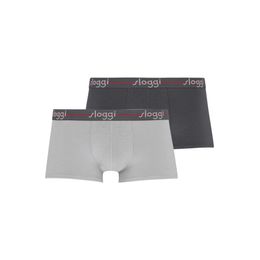 Sloggi Boxershorts 'Men Start' Herren Gr&ouml;&szlig;e S anthrazit / hellgrau / rot