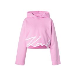 K by KARL LAGERFELD Karl Lagerfeld Sweatshirt Damen Gr&ouml;&szlig;e XS hellpink / wei&szlig;