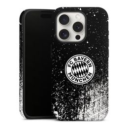 DeinDesign iPhone 15 Pro Handy Panzer Handyh&uuml;lle robuste Outdoor H&uuml;lle Schutzh&uuml;lle matt Official Licensed Product Fcb Fc Bayern M&uuml;nchen Tough Case