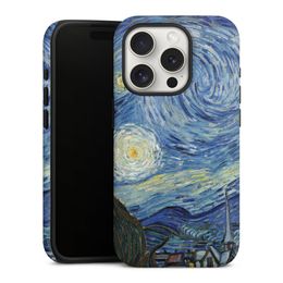 DeinDesign iPhone 15 Pro Handy Panzer Handyh&uuml;lle robuste Outdoor H&uuml;lle Schutzh&uuml;lle matt The Starry Night Kunst Tough Case