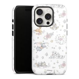 DeinDesign iPhone 15 Pro Handy Panzer Handyh&uuml;lle robuste Outdoor H&uuml;lle Schutzh&uuml;lle matt Disney Dumbo Bambi Tough Case