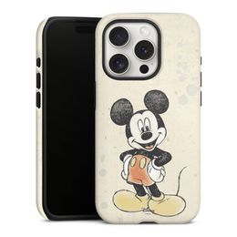 DeinDesign iPhone 15 Pro Handy Panzer Handyh&uuml;lle robuste Outdoor H&uuml;lle Schutzh&uuml;lle matt Water Colour Official Licensed Product Tough Case