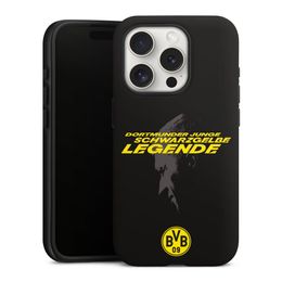 DeinDesign iPhone 15 Pro Handy Panzer Handyh&uuml;lle robuste Outdoor H&uuml;lle Schutzh&uuml;lle matt Borussia Dortmund Bvb Marco Reus Tough Case
