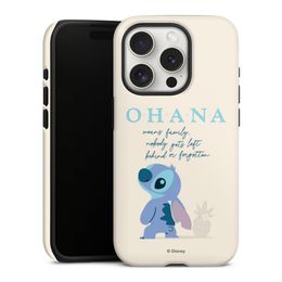 DeinDesign iPhone 15 Pro Handy Panzer Handyh&uuml;lle robuste Outdoor H&uuml;lle Schutzh&uuml;lle matt Lilo & Stitch Disney Official Licensed Product Tough Case