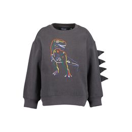 Blue Seven Sweatshirt Jungen Gr&ouml;&szlig;e 128 blau / anthrazit / orange / wei&szlig;