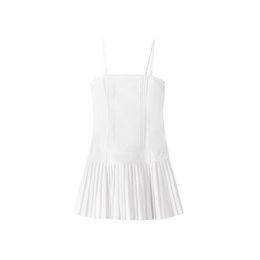 Bershka Kleid Damen Größe 40 weiß Winterkleid