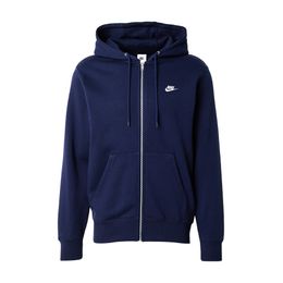 Nike Sportswear Sweatjacke 'CLUB' Herren Gr&ouml;&szlig;e M navy