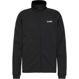 ABC Laufjacke Herren - schwarz - Gr. L - Polyester/Elastan