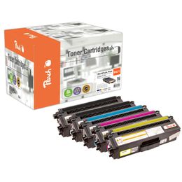 Peach B421 5 Toner (2*bk, c/m/y) ersetzt Brother TN-421 f&uuml;r z.B. Brother DCPL 8410 CDW, Brother MFCL 8690 CDW, Brother MFCL 8900 CDW (wiederaufbereitet)