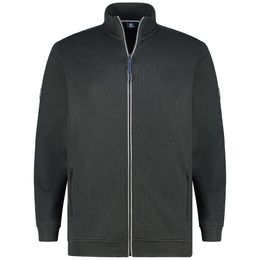 Gro&szlig;e Gr&ouml;&szlig;en Lerros Sweatjacke aus Baumwollmischung Farbe schwarz Gr&ouml;&szlig;e: 3XL