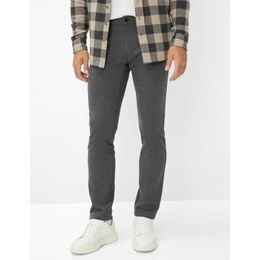 5-Pocket-Hose Brax "Style CHUCK", Herren, Gr. 35, L&auml;nge 36, grau (graphit), 74% Polyester, 22% Viskose, 4% Elasthan, Hosen 5-Pocket-Hose