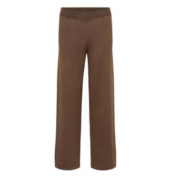 Saint Tropez Damen Strickhose "MilaSZ Pants"fondue fudge melange, Gr. M, meliert, Strick, Obermaterial: 80% Viskose, 20% Polyacryl, Hosen