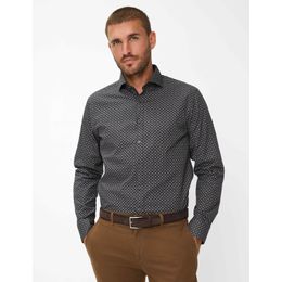 Langarmhemd Brax "Style HAROLD", Herren, Gr. XL, Normalgr&ouml;&szlig;en, braun, Web, 100% Baumwolle, Hemden