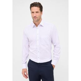 Langarmhemd Eterna "MODERN FIT", Herren, Gr. 48, Normalgr&ouml;&szlig;en, lavender, Popeline, 100% Baumwolle, tailliert, Manschette, Hemden, NON IRON (b&uuml;gelfrei)